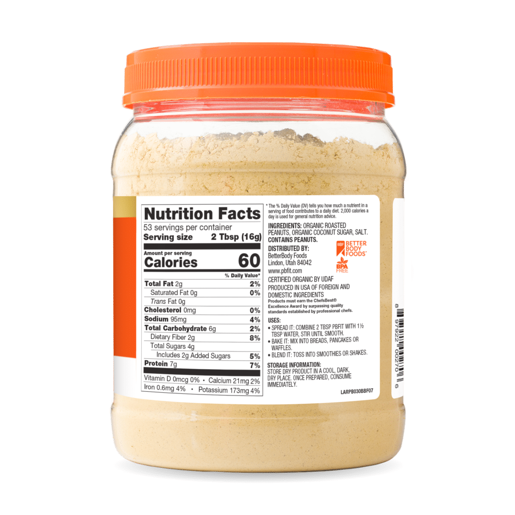 PBfit Organic - BetterBody Foods