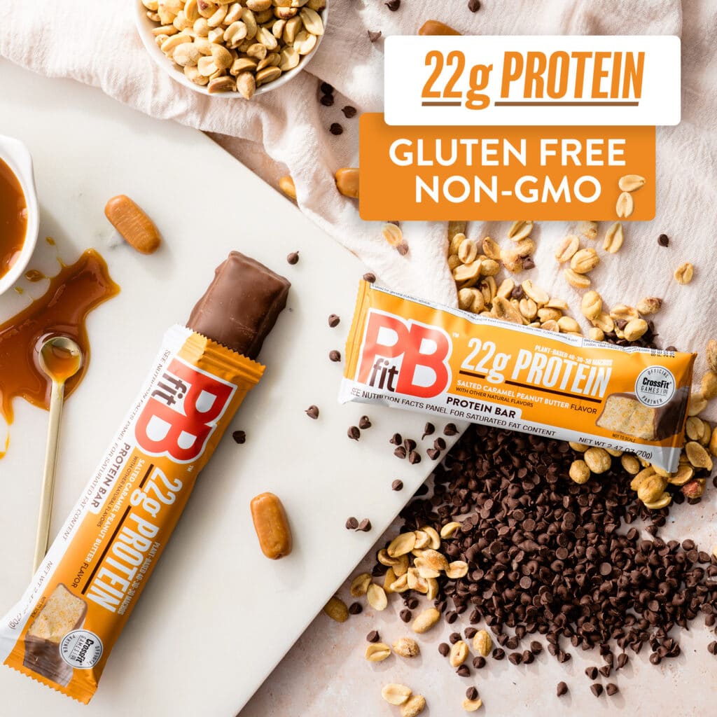 PBfit Salted Caramel Peanut Butter Protein Bar - BetterBody Foods